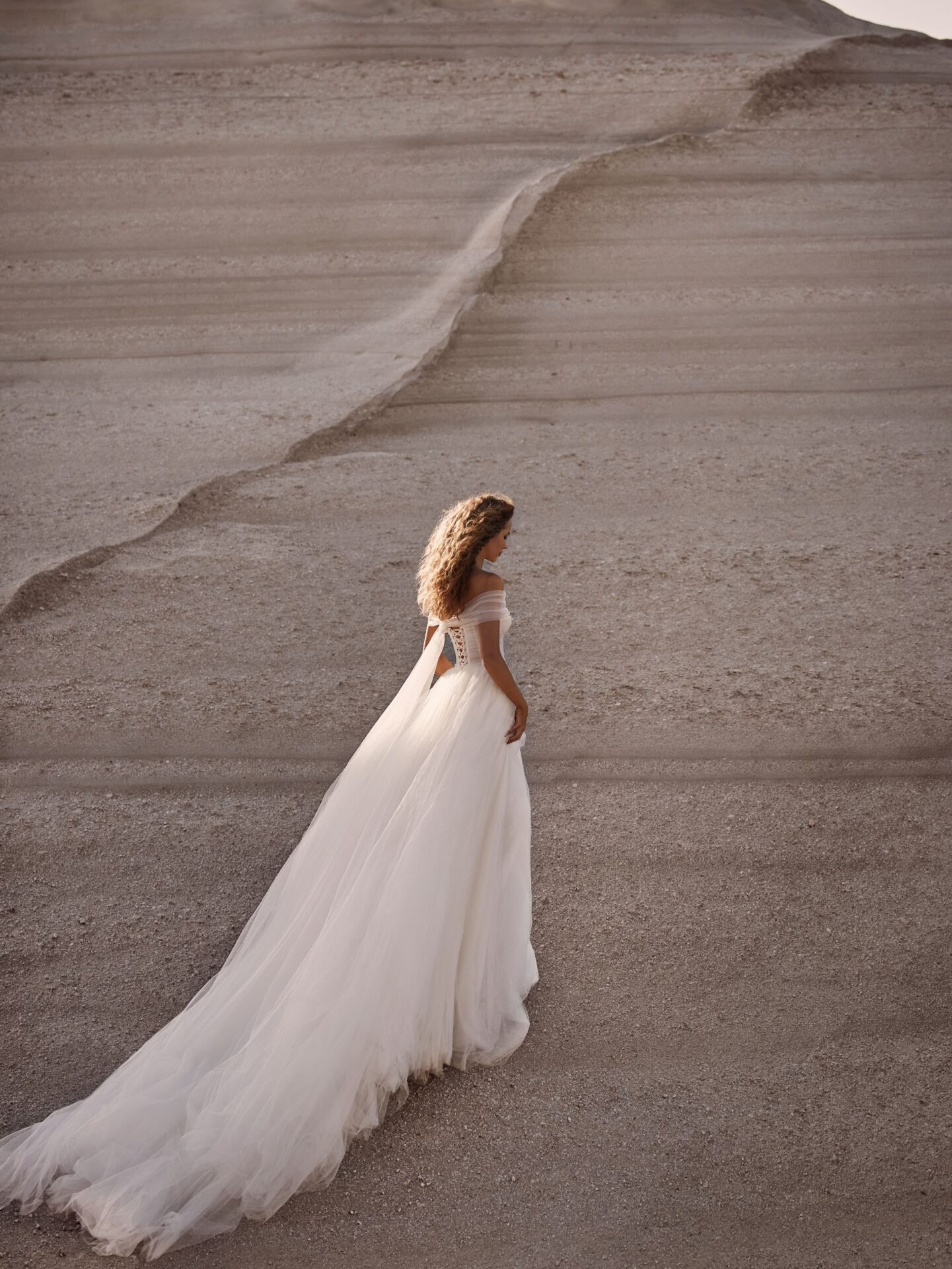 long a-line off-the-shoulder princess gown - EMMA - Lucia Sposa Bridal ...